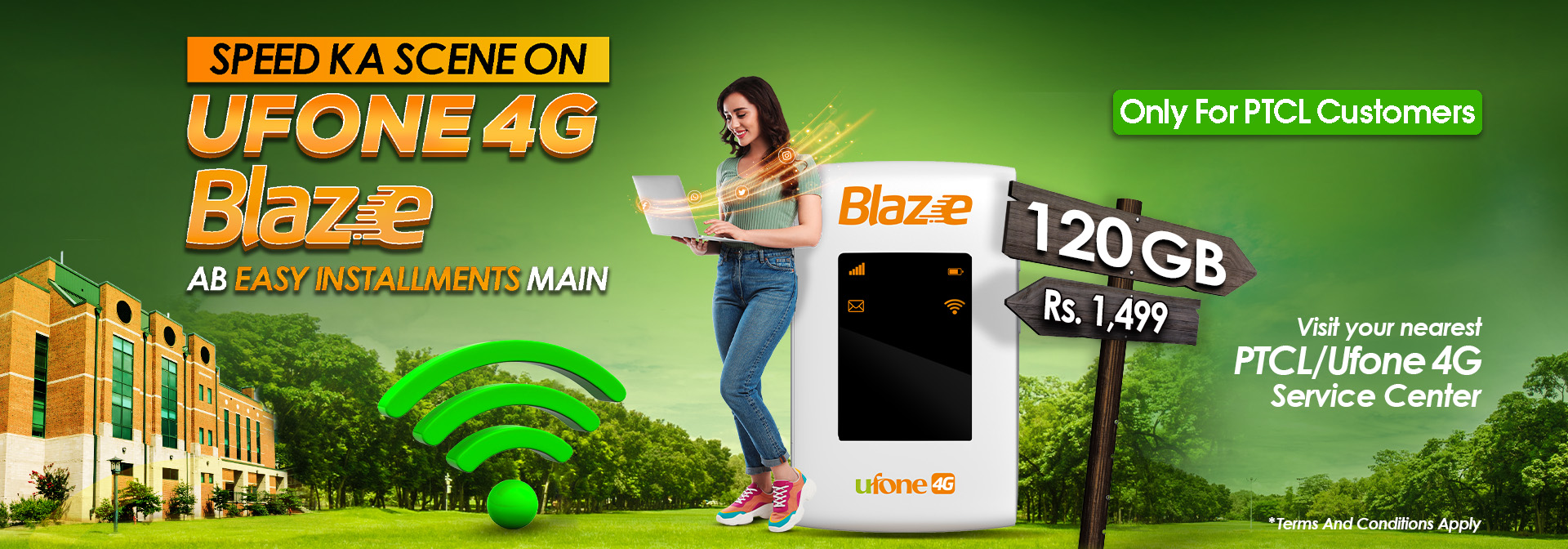 Ufone 4G Blaze – PTCL Offer